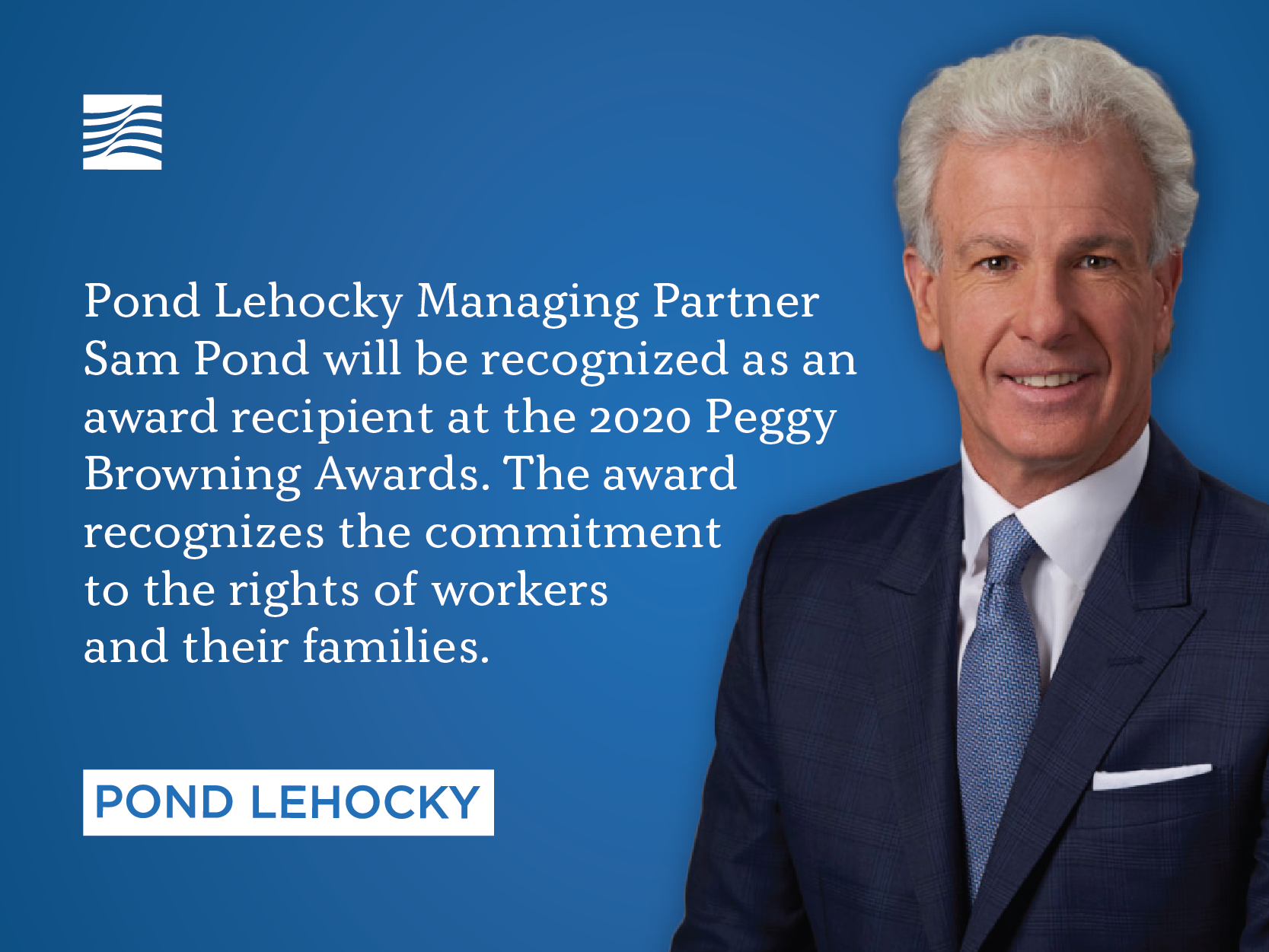 Sam Pond será galardonado por su compromiso con los derechos de los ...